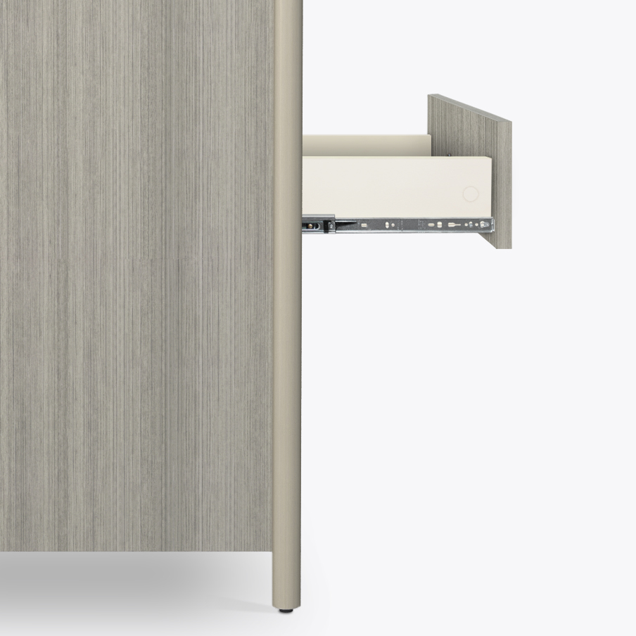 Ethan Armoire Wardrobe 3-Drawers, 3-Doors | Kwalu Healthcare