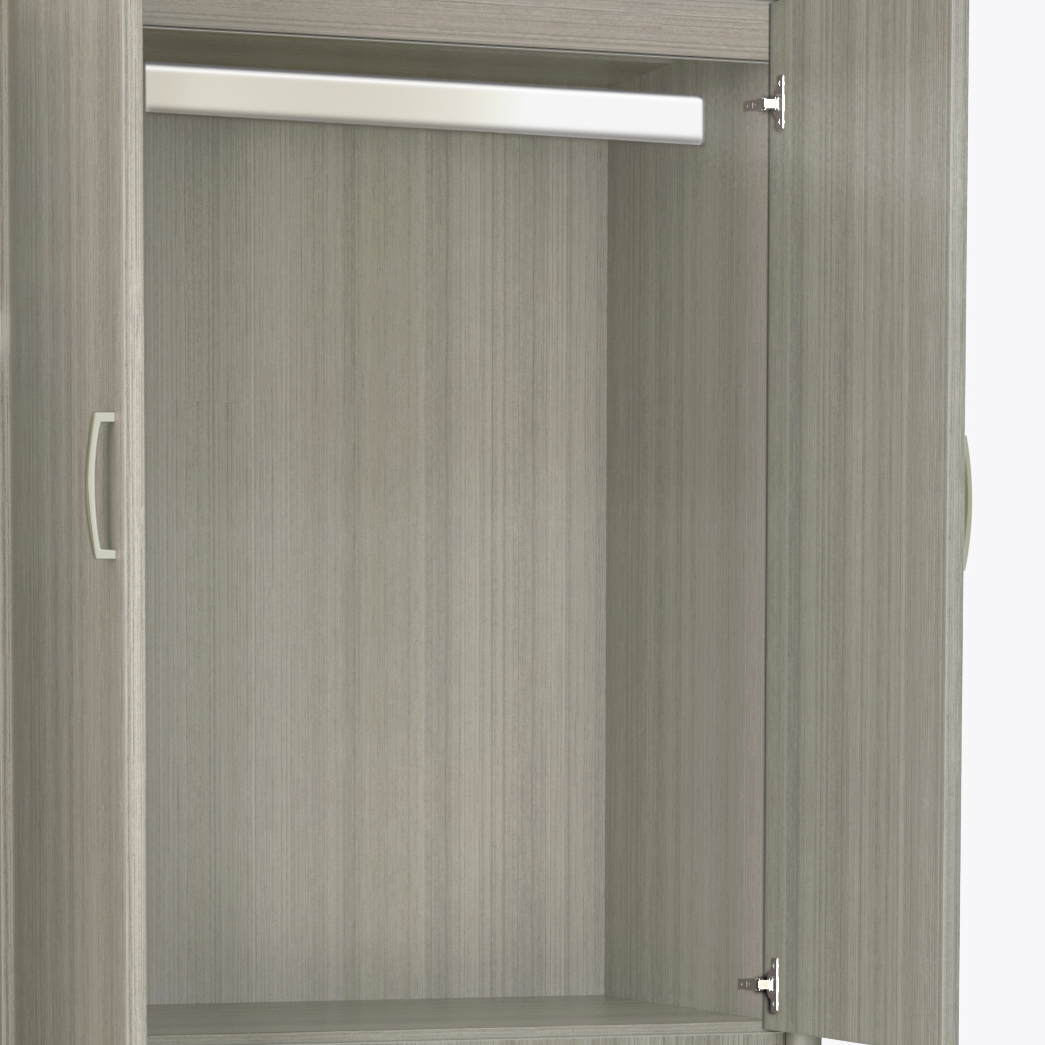 Ethan Armoire Wardrobe 3-Drawers, 3-Doors | Kwalu Healthcare