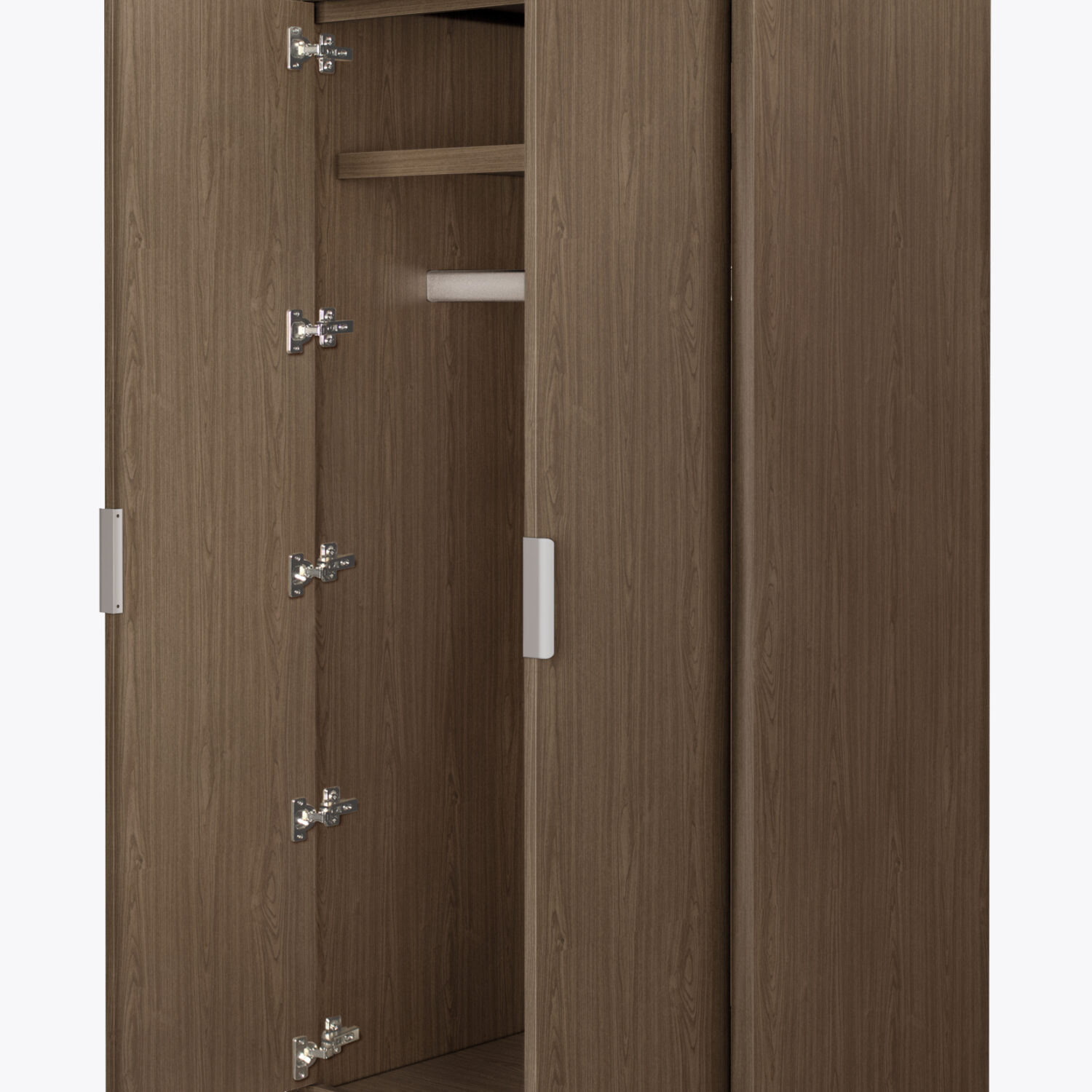 Nashville Double Wardrobe, No Drawers, 2 Doors | Kwalu