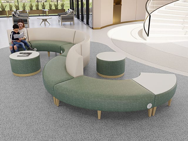 Modular Seating for Hospital Lobby Design | Kwalu Healthcare